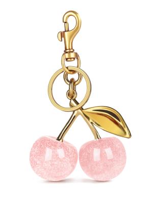 China GUGEER 2 PCS Cherry Bag Charm,cherry Keychain for Women Purse,Cute Resin Cherry Purse Charm for Handbags,Sparkly Red Fruit Key Chain Car Keys Accessories,Kawaii Gifts for Birthday Mom Christmas for sale