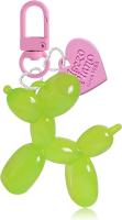 Quality GUGEER Green Jelly Balloon Dog Design Keychain for Women, Cute Girls Key Chain, for sale