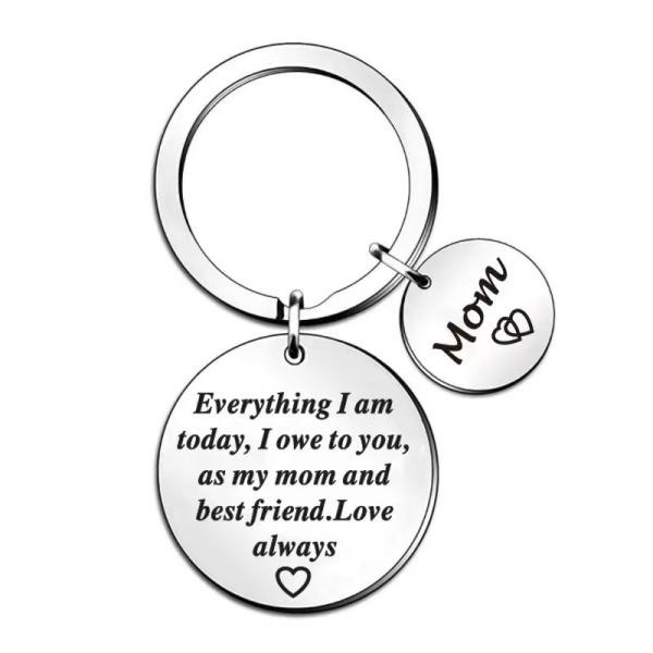 Quality GUGEER Personalized logo Mothers Day Gifts Easter Christmas Stocking Stuffers Valentines Day Birthday Halloween Thank You Gifts Keychain for sale