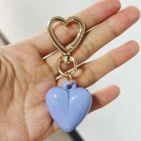 Quality GUGEER Love Heart Keychain Heart Bag Charms for Handbags Bag Purse Heart for sale