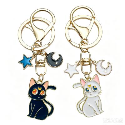 China GUGEER Cute Cat Keychain Funny Gifts for Women Men Cute Keychains for Women, Bag Charms for for Women Bagchain Valentine's Day Gift for sale