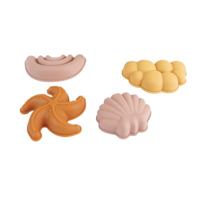 Cina Al dettaglio Bambino Outdoor & Sand Toy For Kids Summer Silicone Beach Toys Bucket in vendita
