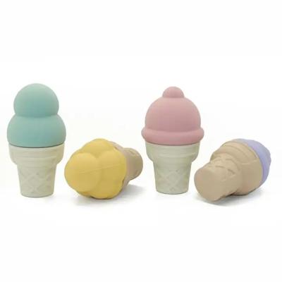 Cina Bambini da spiaggia Set estivo gelato a base di muffa morbida giocattoli di sabbia di silicone in vendita