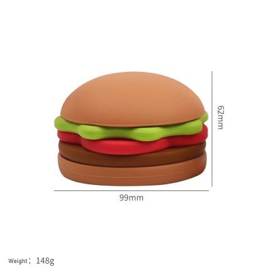 Cina Bambini giocattolo bambino morbido sensoriale hamburger e patatine educative silicone blocchi di costruzione in vendita