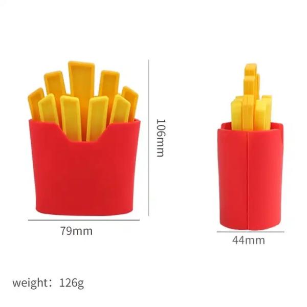 Quality Kids Toy Baby Soft Sensory Hamburger and Fries Educational Silicone Building for sale