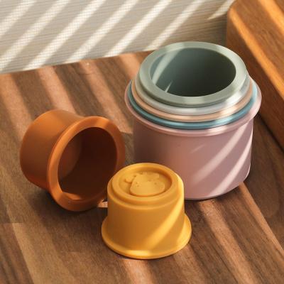 Cina Montessori Educativo Bambini Modello Giocattoli Animali Tazze di Silicone in vendita