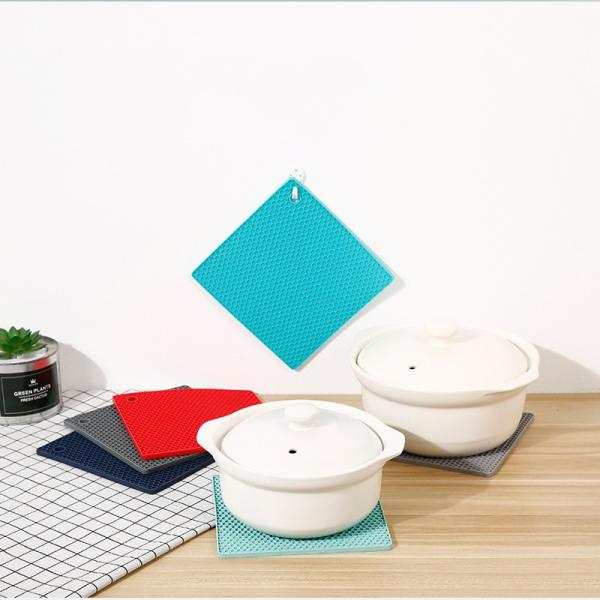Quality Heat Resistant Silicone Potholder Non-slip Bowl Pad Mat Glove Honeycomb Mats for sale