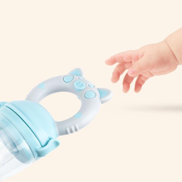 Quality Food Grade Soft Customized Baby Feeding Silicone Pacifier Baby Fruit Food Feeder for sale