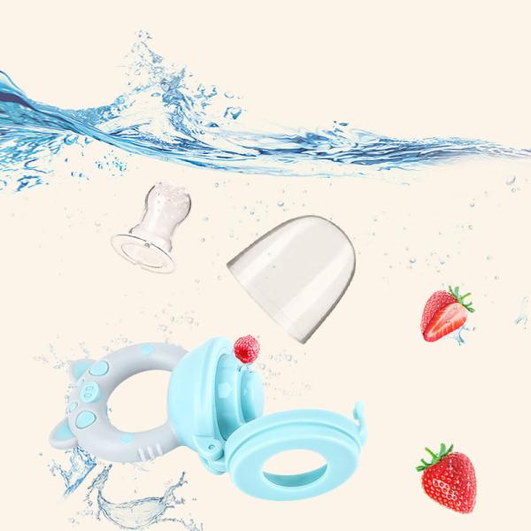 Quality Food Grade Soft Customized Baby Feeding Silicone Pacifier Baby Fruit Food Feeder for sale