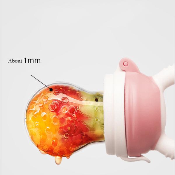Quality Food Grade Soft Customized Baby Feeding Silicone Pacifier Baby Fruit Food Feeder for sale
