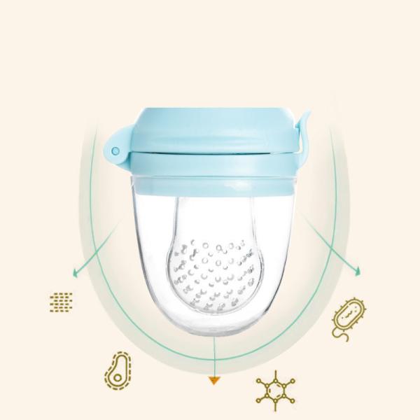 Quality Food Grade Soft Customized Baby Feeding Silicone Pacifier Baby Fruit Food Feeder for sale