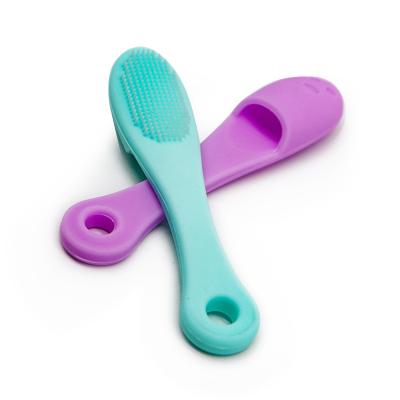 China BPA Free Silicon Tooth Brushing Kit Set Teeth Cleaning Dog Finger Pet Toothbrush for sale
