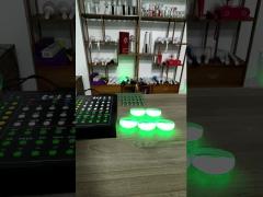 DMX Wireless Controller for 15 Color and Light Modes on Remote Controlled LED Bracelets with Silicone Design