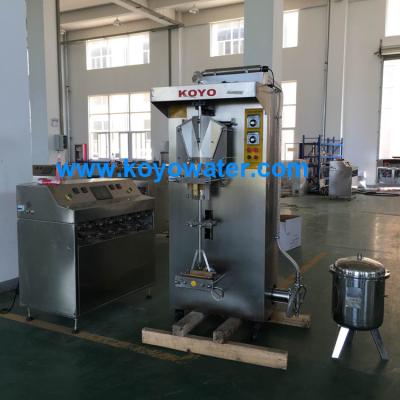 China Eenvoudig het sachetwater die van KOYO de Filter van line+UV vullen Sterilizer+Pump+MP12 Te koop