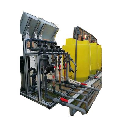 China Fertigation System Drip Irrigation Machine Steel And Plastic Cover Material for sale