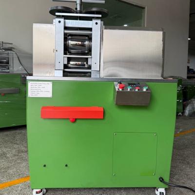 China Large Roller Precious Metal Rolling Mill Machine 7.5HP For Gold Silver Platinum Mirror Sheet Production for sale
