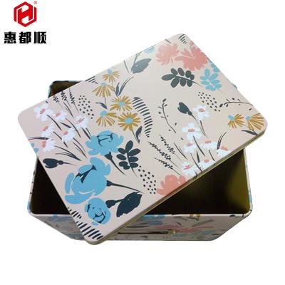 China Customized Wholesale Rectacgular metal tin cans for storage tin box for sale