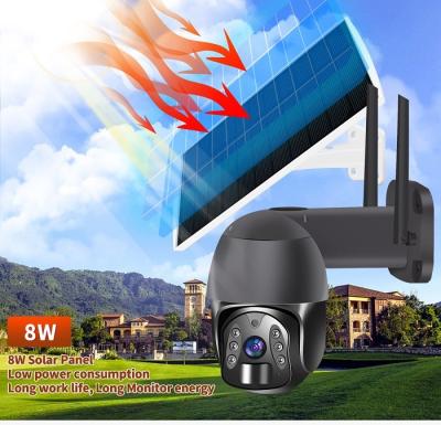 China Mini 4G Smart Home Camera Online Security Camera Solar Charging Built In Lithium Battery for sale