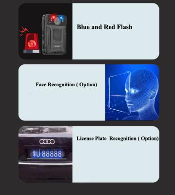 Cina 4G LTE AI riconoscimento facciale bodycam Camera umana SOS allarme 2 Way Talk in vendita