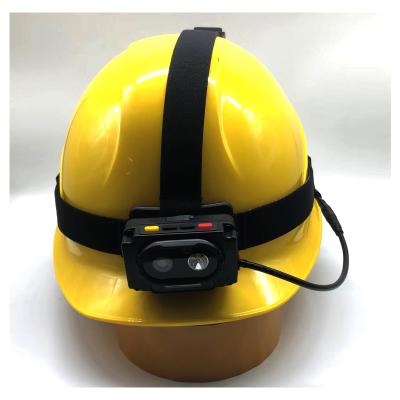 China LED Lamp Hardhat Security Camera With 120° Wide Angle And Laser Assisted Photography for sale