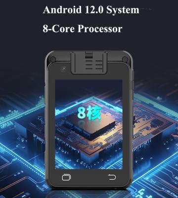 China 4G Ultra Definition 1080P30fps Android 12.0 Body Camera With Bluetooth 5.0 GPS for sale