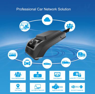Cina Videoregistratore Dual Camera della videocamera portatile della motocicletta del motociclo DVR di 2CH 1080P in vendita
