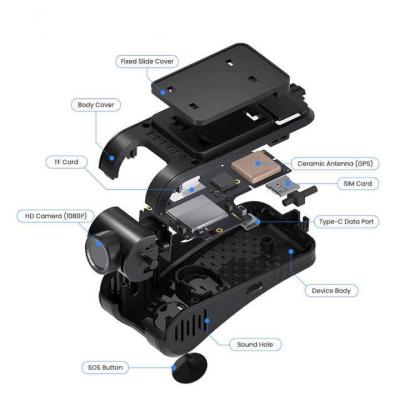 China Vehicle Black Box 4G Dashcam GPS Tracker with Two-Way Talk and Advanced Driving Assistance System 4GB DDR 512GB Memory for sale