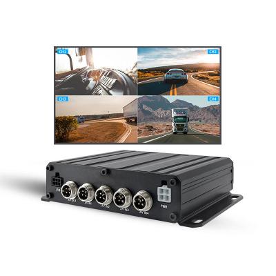 China 4 Channels Split 7 Inch touch Screen MDVR HDD Fleet Management System for sale