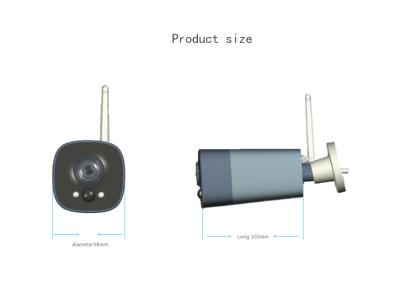 China Wifi Network 802.11b/G/N Night Vision Security Camera PIR Body Detection Wake Up for sale