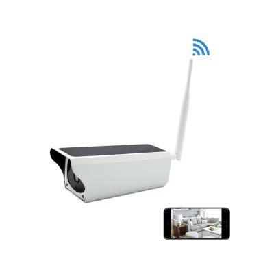 China Battery Operated Wifi Security Camera With Solar Panel Night Vision 2 Way Audio for sale
