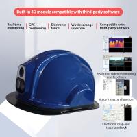 China Face Recognize AI Thermal Imaging Helmet Camera Identity Verification for sale