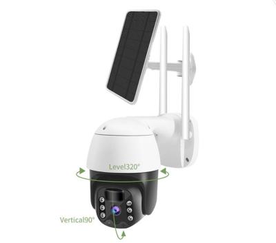 Cina Visione notturna 1080P H264 H265 5W della videocamera di sicurezza di INCLINAZIONE PTZ della PENTOLA solare in vendita