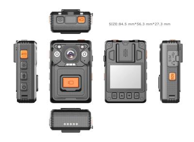 China AES256 Body Worn Camera EIS Anti Shake ONVIF Waterproof HD 1080P for sale