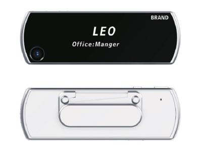 China 2MP Sensor Waterproof Worn Camera Loudspeaker Chest Card 1450mAh for sale