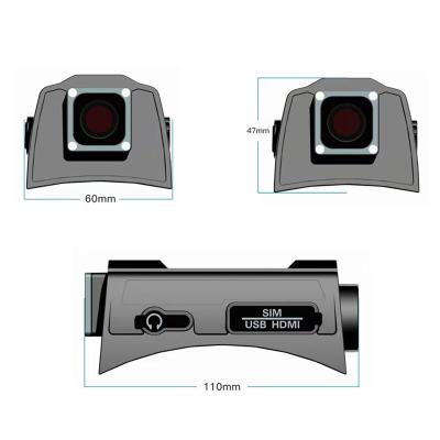 Cina La Doppio-lente tattica militare rovesciata H.265 HDMI della macchina fotografica del casco di sicurezza impermeabilizza in vendita