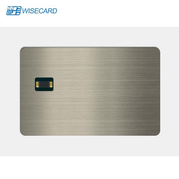 Quality WCT Metal RFID NFC Chip Business Cards Customized Logo Fast Reading NFC Metal Card 144 Bytes for sale