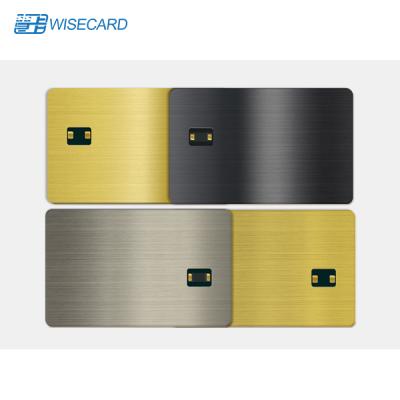 China WCT Secure Metal RFID NFC Chip Business Cards 144 Bytes for sale