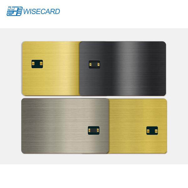 Quality WCT Secure Metal RFID NFC Chip Business Cards 144 Bytes for sale
