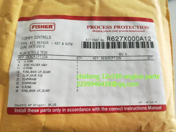 Quality marine diesel engine 12v190 engine parts pressure reducing regulators,process for sale