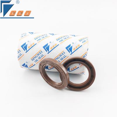 China FKM TC Type Oliekeerring Temperatuur Tot 250°C Bruin Dubbele Lip olieafdichtingen voor Transmissie Te koop