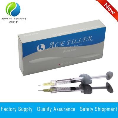 China 1ml safety dermal filler cross linked hyaluronic acid injectable for anti-wrinkle for sale