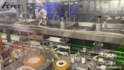 China Customized Logo Automatic Tin Jars Snack Metal Can Sealing Machine For Food for sale