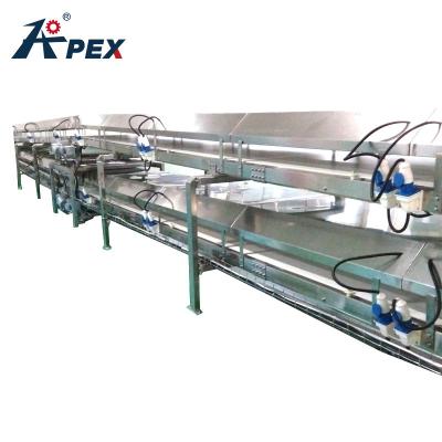 China Electric Double Deck Belt Cooling Conveyor for Bread Cake Tortillas Food Grade 220V for sale