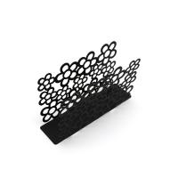 China Rectangular Dinner Napkin Holder Simple Style OEM / ODM With Flower Pattern for sale