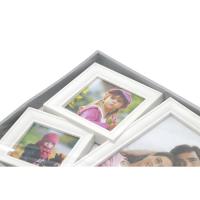 China White Gallery Wall Picture Frames , Eco Friendly Large Multi Photo Frames for sale