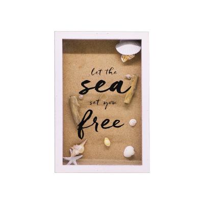 Cina Lo stile semplice ha personalizzato la progettazione decorativa della spiaggia del mare del segno della placca della parete della placca della parete in vendita