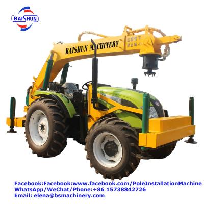 China Electric Power-Boorder van het Graafwerktuig de Postgat/de Hydraulische Avegaar van de Tractoraarde Te koop