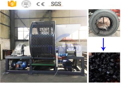 China Fully Automatic Scrap Rubber Tires Recycling Machine Easy Maintenance for sale