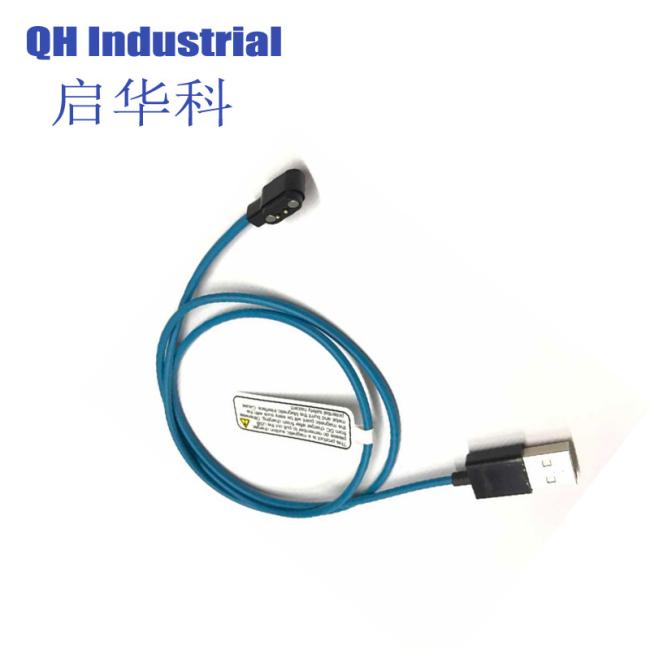 2Pin 2.84mm RoHS Standard Game Player Connector pogo magnetic connector Short VCD magnetic cable connector