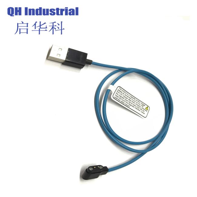 2Pin 2.84mm RoHS Standard Game Player Connector pogo magnetic connector Short VCD magnetic cable connector